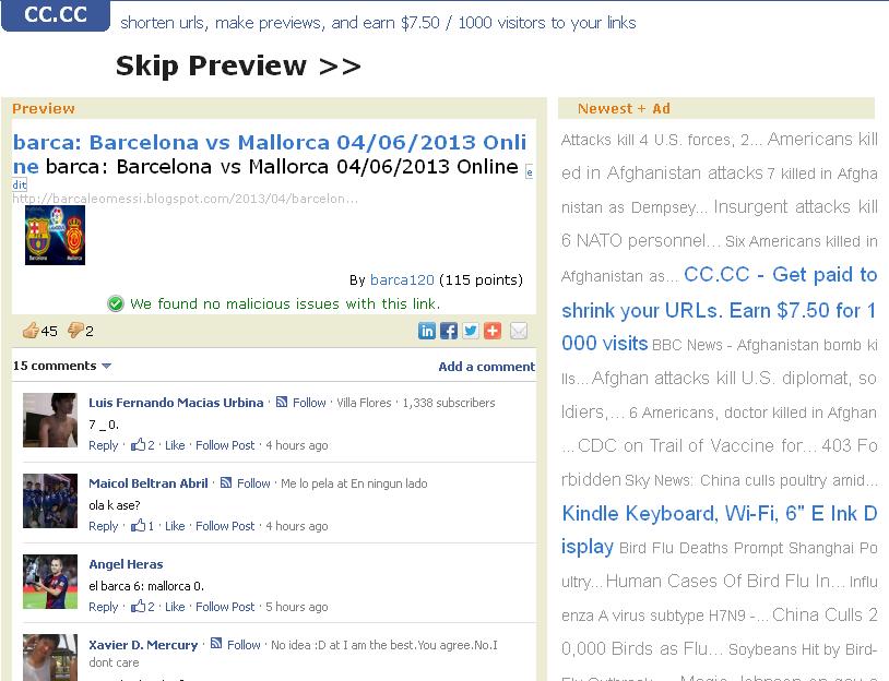 Mendapatkan Dollar Dari Shortener CC.CC Serta Bukti Pembayaran | Serba ...