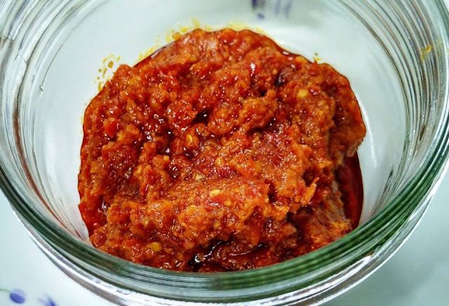 Yvonne家常菜: 自制辣椒酱 Homemade Chilli Boh