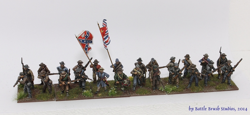 Battle Brush Studios: Review: Perry Miniatures Confederate Infantry ...