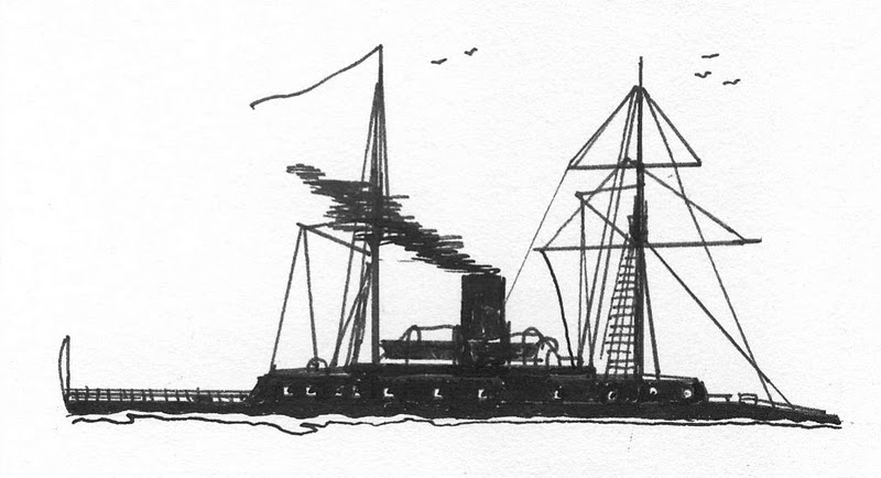 WARSHIPSRESEARCH: American ironclad frigate ram Dunderberg 1862-1867 (1874)