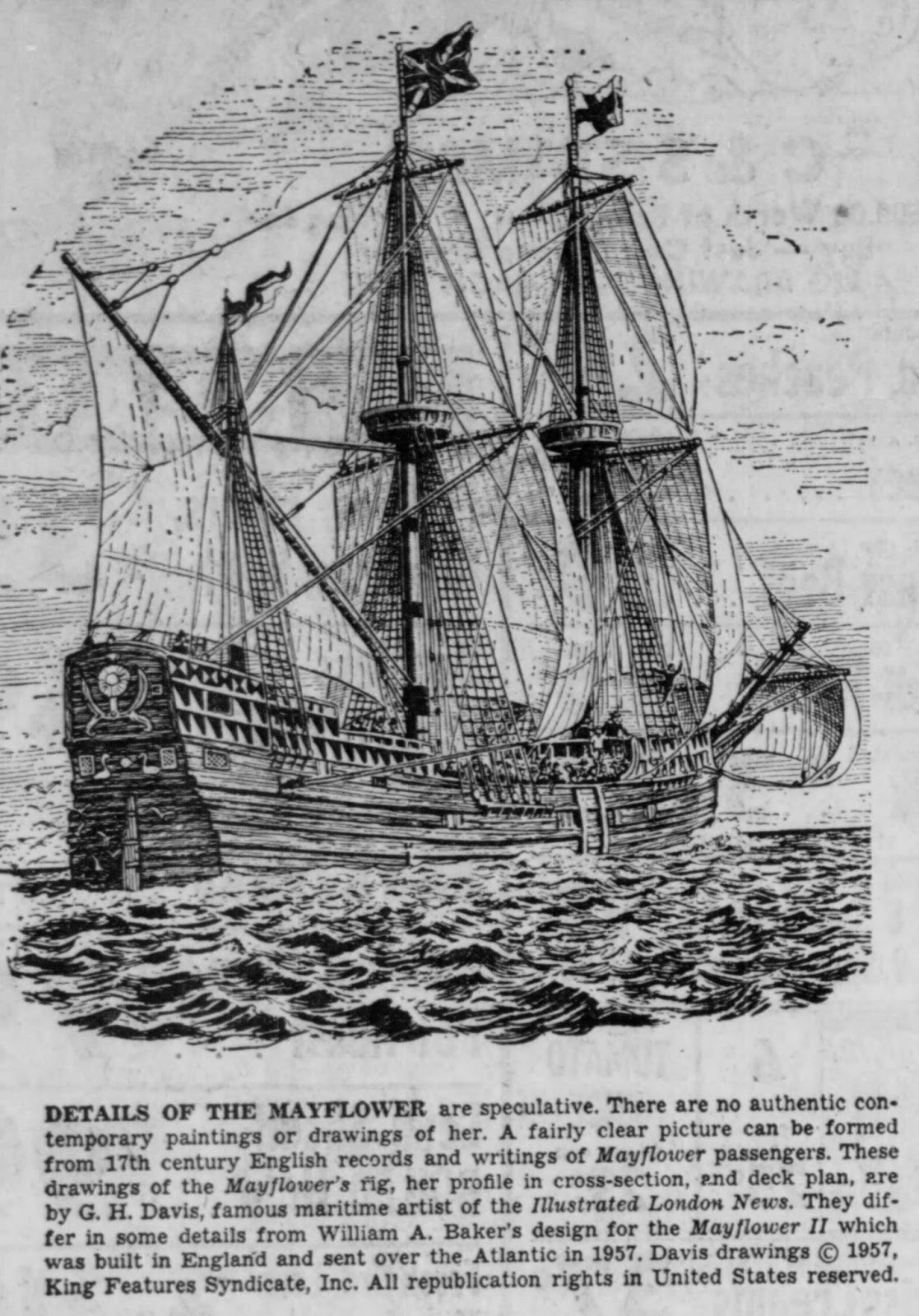 AnceStory Archives: Inside the Mayflower 1957 Clark Kinnard Article ...