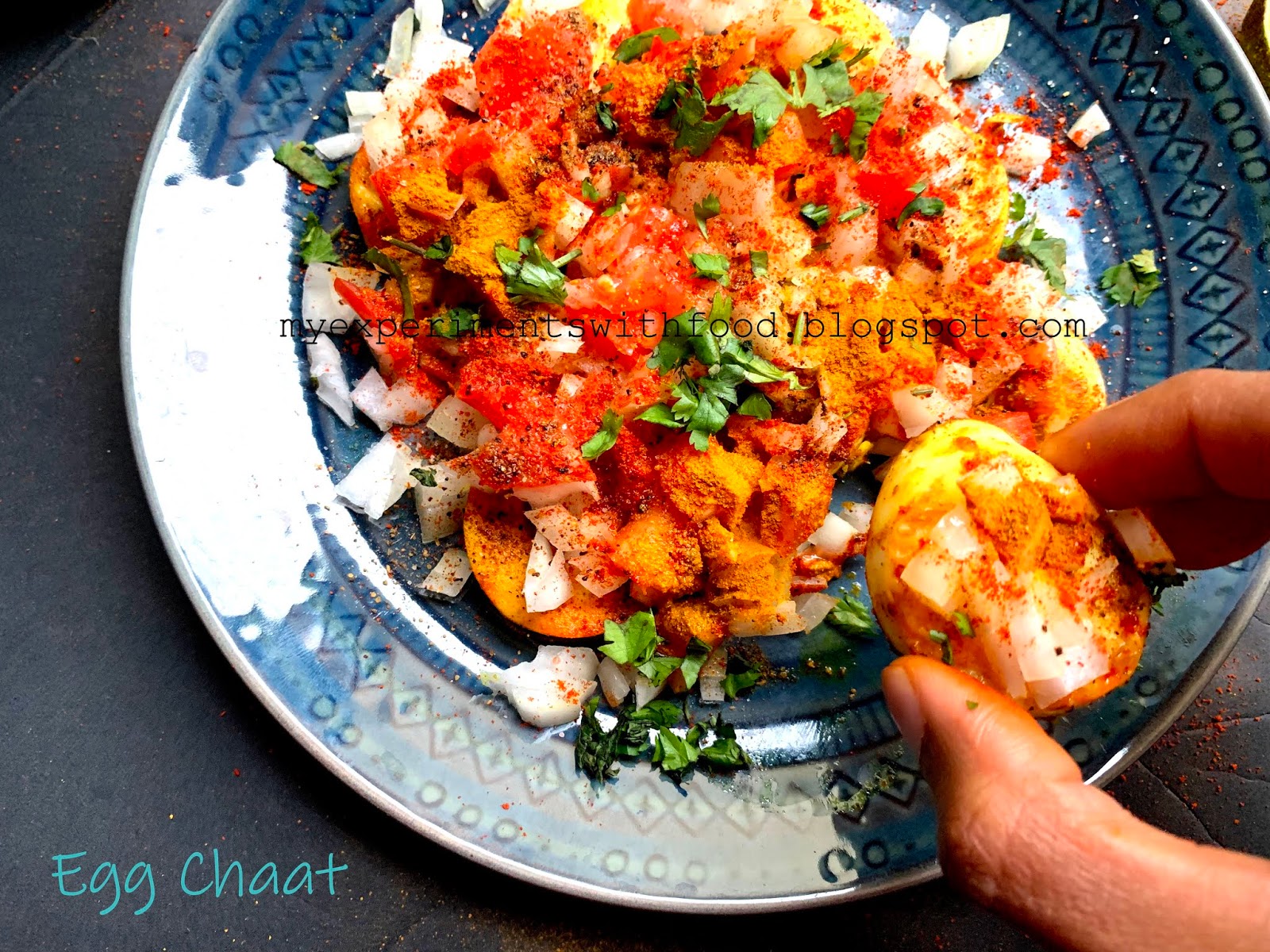 My Experiments With Food: Boiled Egg Chaat