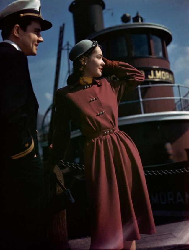 53 Stunning Color Photos that Defined the 40's Female Fashion ~ Vintage ...
