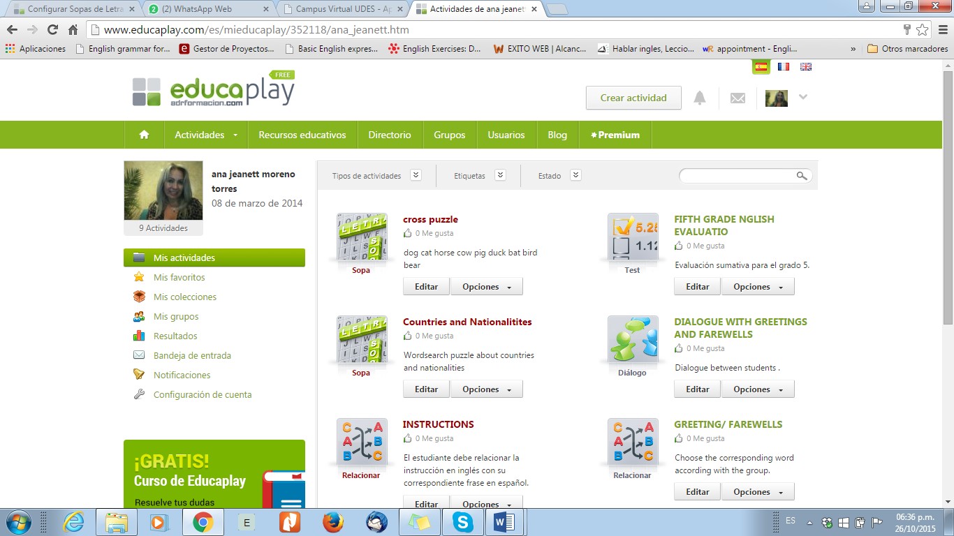 GRAMMAR: ACTIVIDADES VIRTALES EN EDUCAPLAY