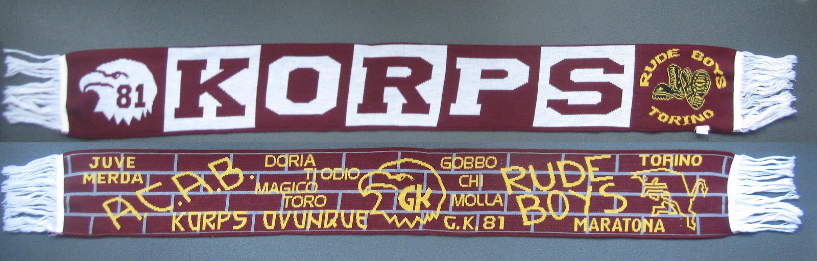 ULTRAS SCARVES: Italy