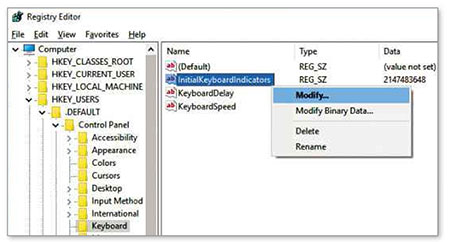 How do I set Number Lock on Windows 10 launch? | Skr Web Tech