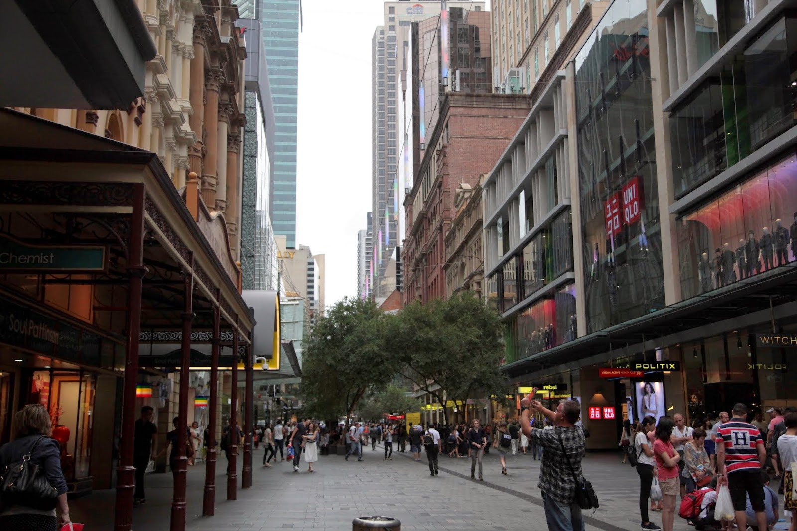 Thru my Sydney Eye: Pitt Street Mall - the retail heart of the City