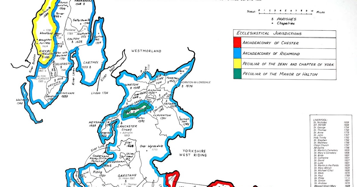 Salford History: Lancashire Parishes Before 1832