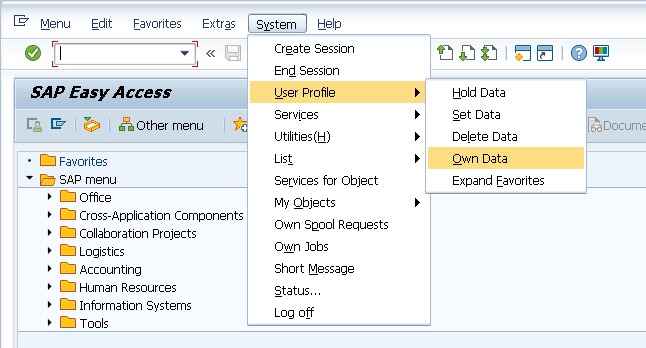 Setting the user profile – Itgeeklab