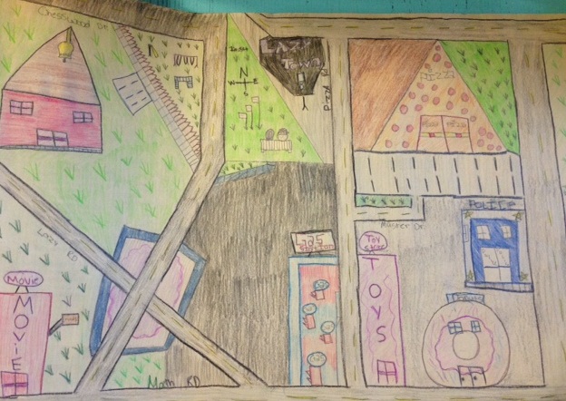 Mrs. Barrett's Classroom: Geometry Map Project: Lines 5F5
