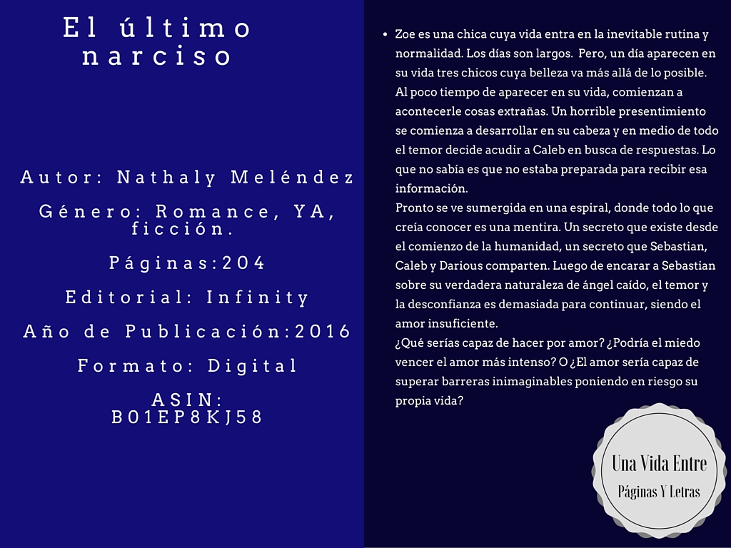 ¡Mes del autor!: El último narciso