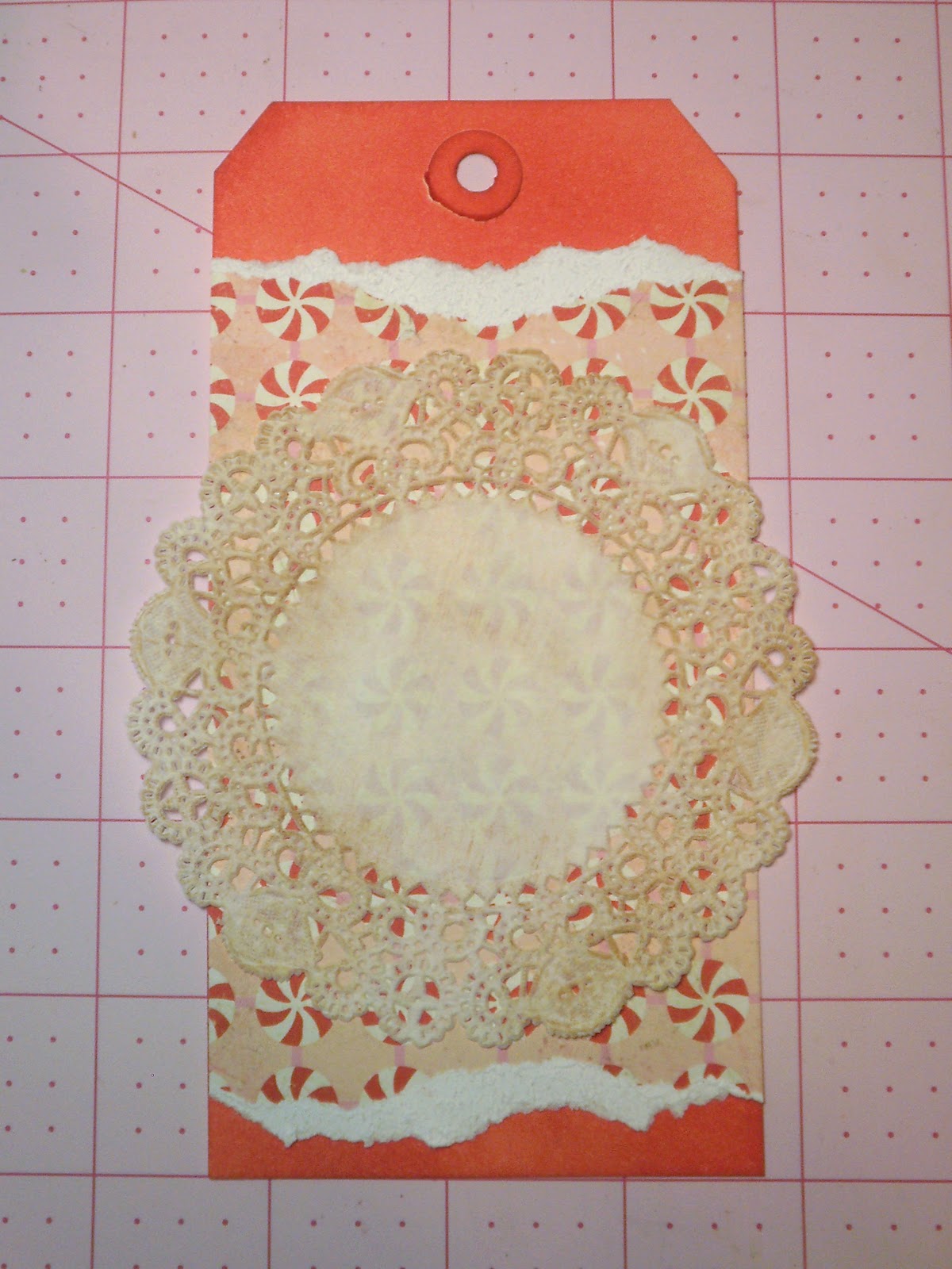 Two Crazy Crafters: Jolly Santa Christmas Tag Tutorial and Vintage Card