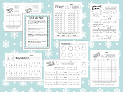 gwhizteacher: Winter Math Games
