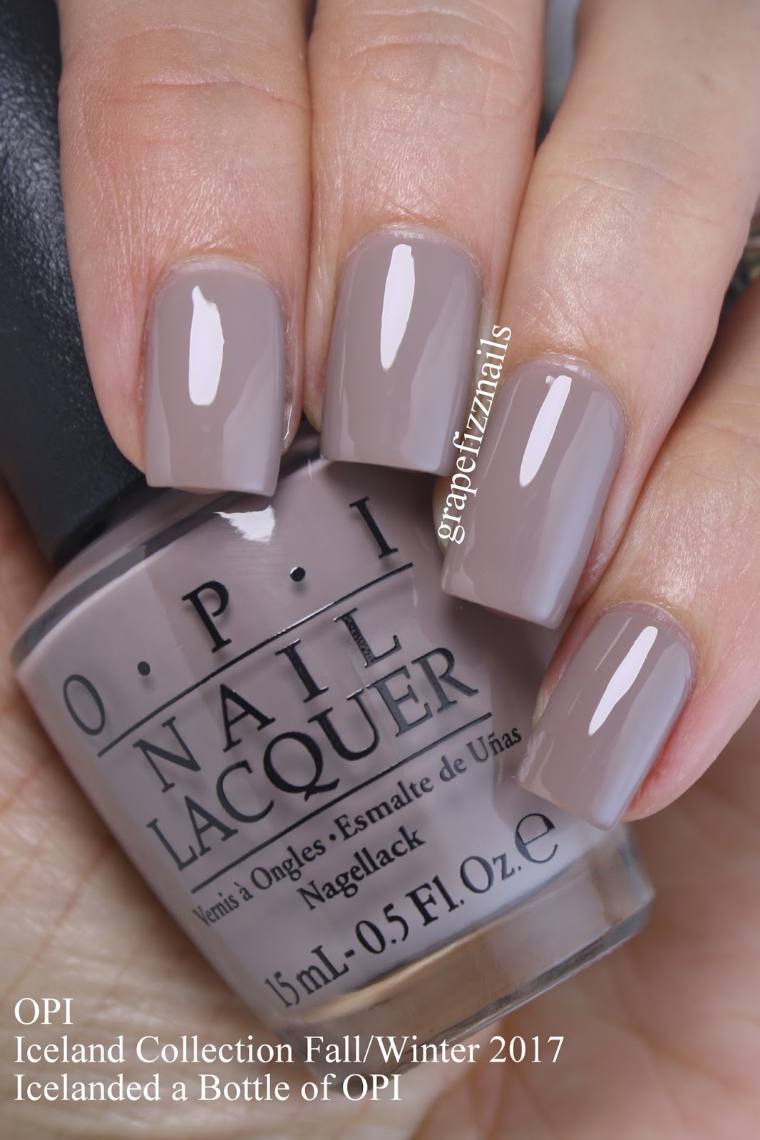 Grape Fizz Nails: OPI Iceland Collection Fall/Winter 2017