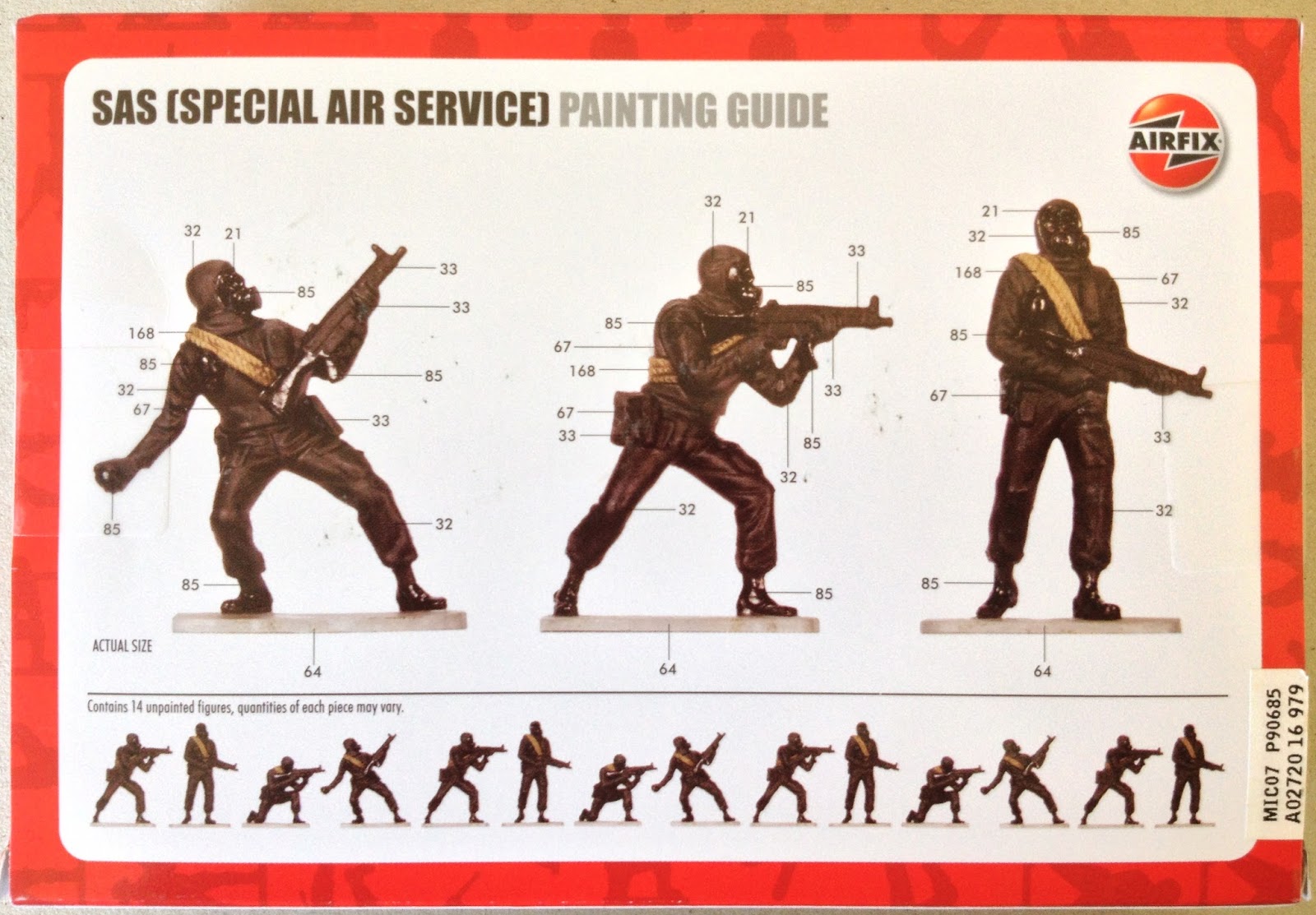 Commander of Plastic Men!: AIRFIX MODERN SERIES 1/32 SCALE