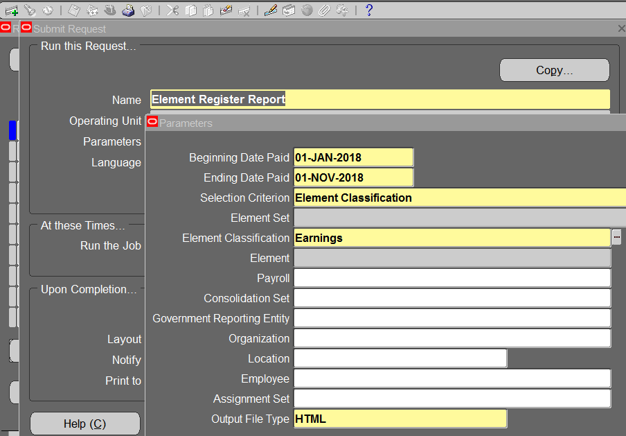 Oracle Applications: Enable/Disable Concurrent Program Parameter based on the value of another ...