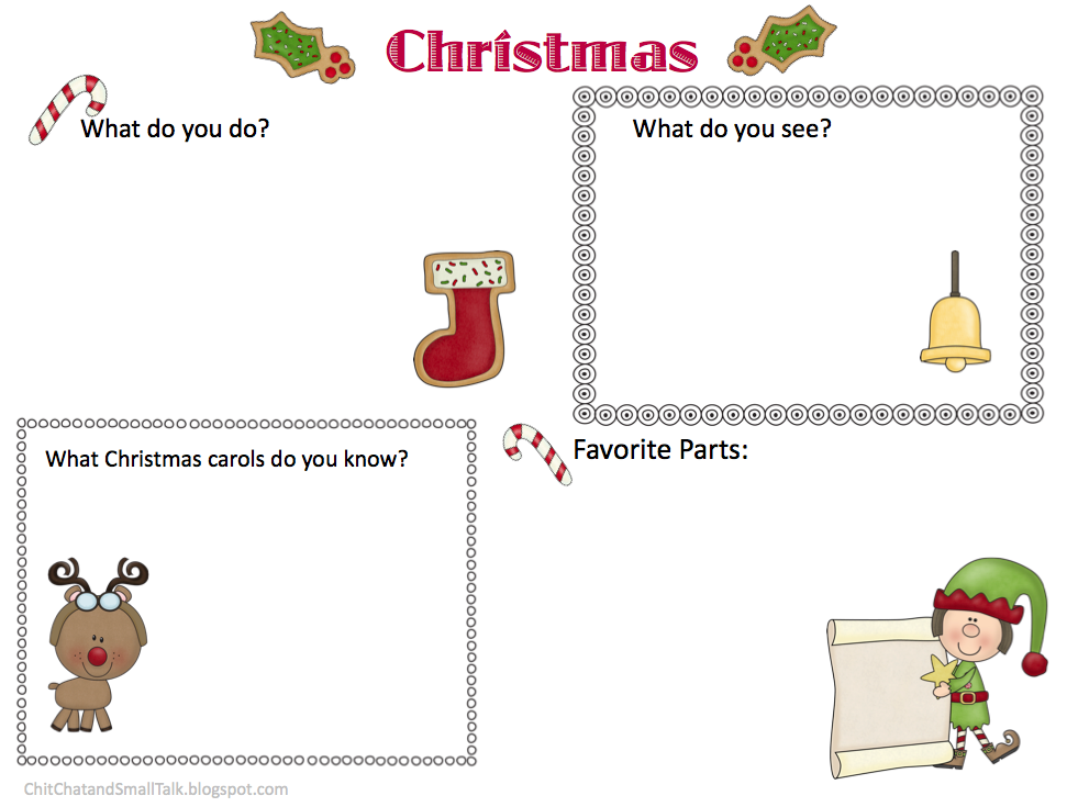Chit Chat and Small Talk: Christmas Brainstorm