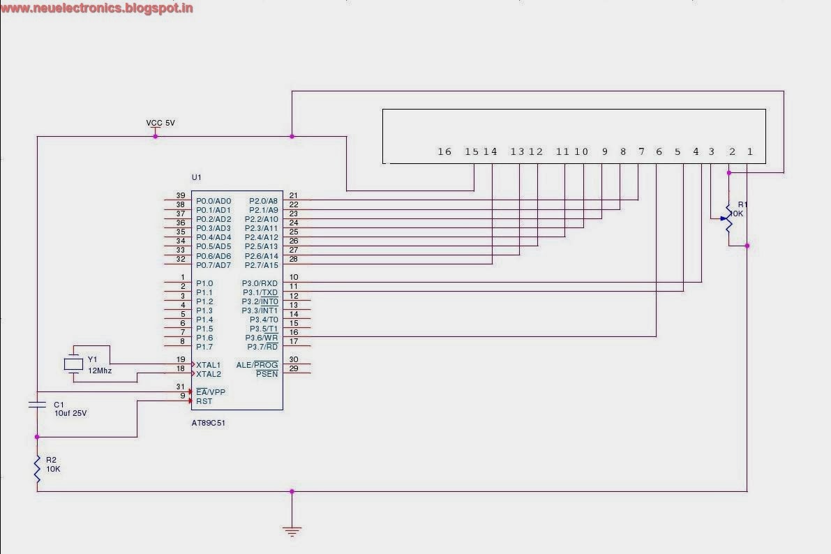 Interfacing Lcd With 8051 Mirocontroller With Code
