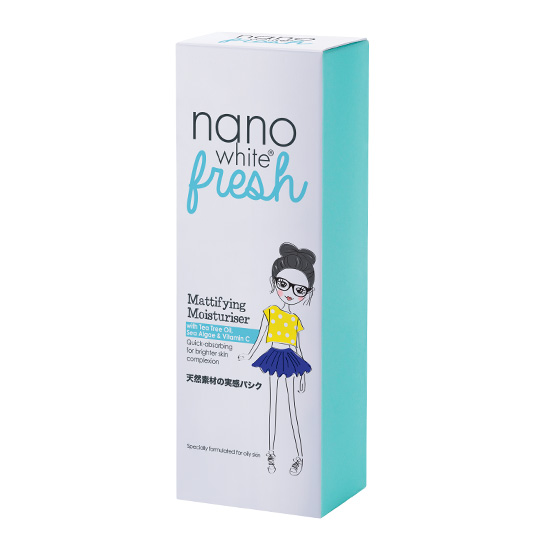 Makeup Review : Mattifying Moisturiser (Nano White Fresh)