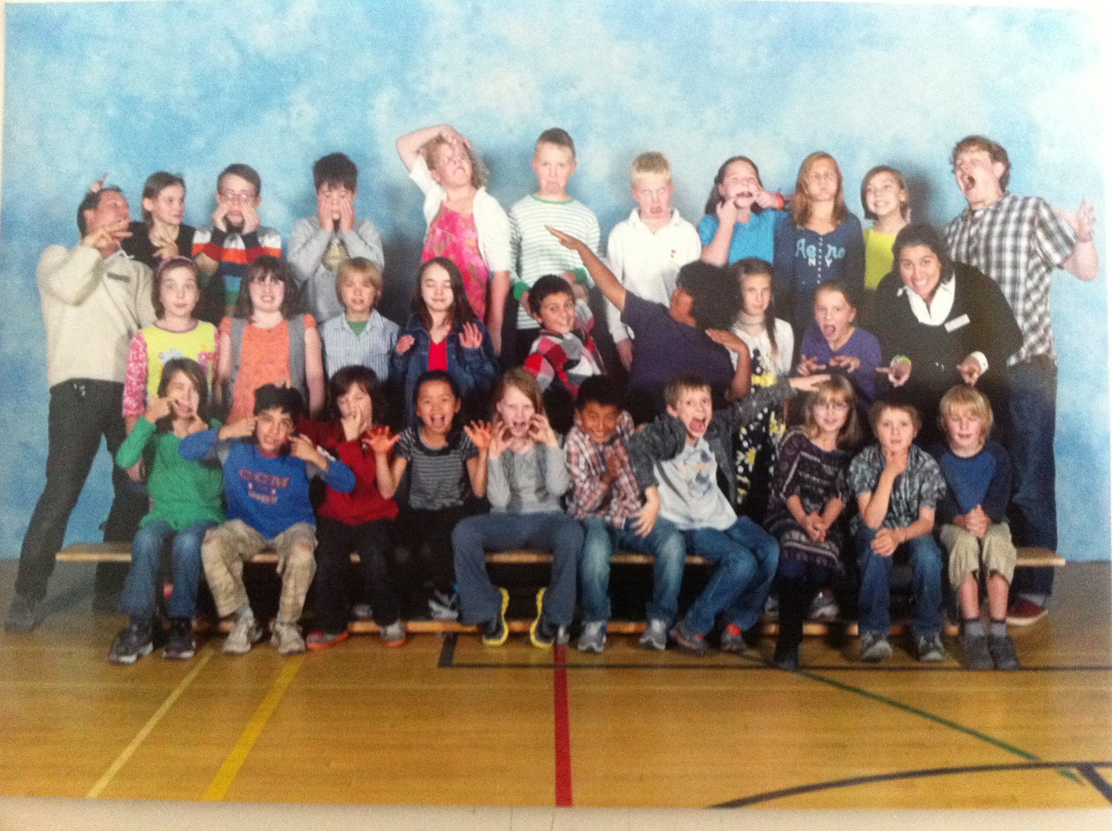 Room 312 Digital Classroom: Our Silly Class Picture
