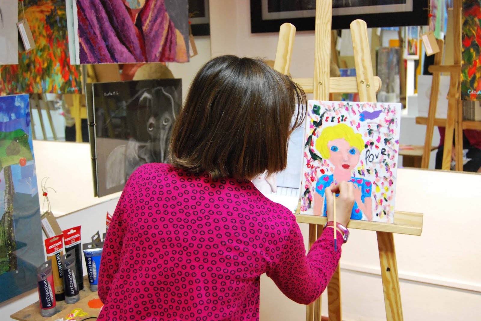 Arte Rojo. Espacio creativo: Nuevos trabajos de los alumnos de ARTE ...