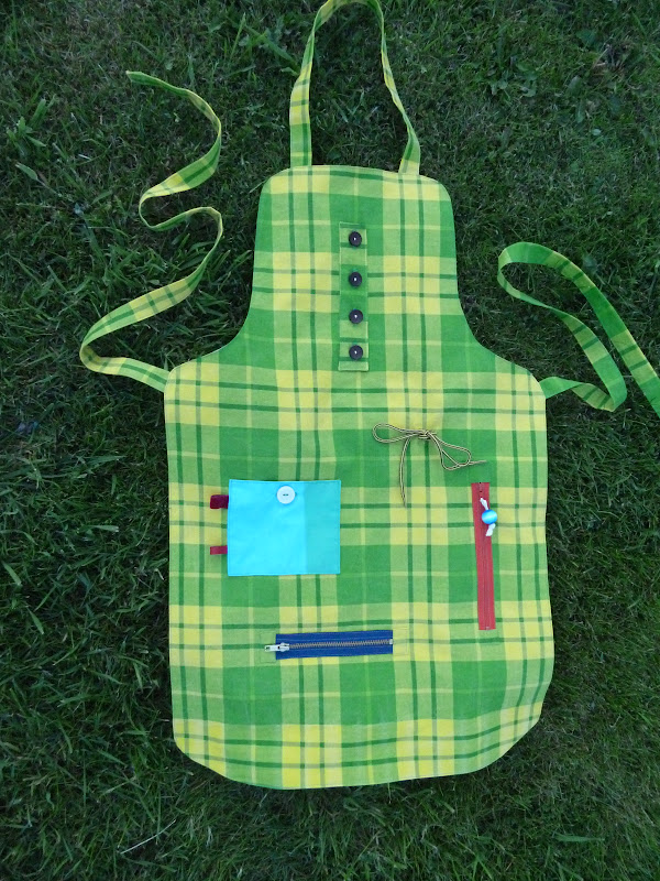 Little Blue Mouse: Fidget apron