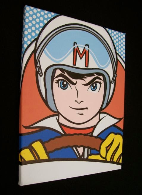 Jdtoonart Cartoon and Comic pop art Paintings: Speed Racer!