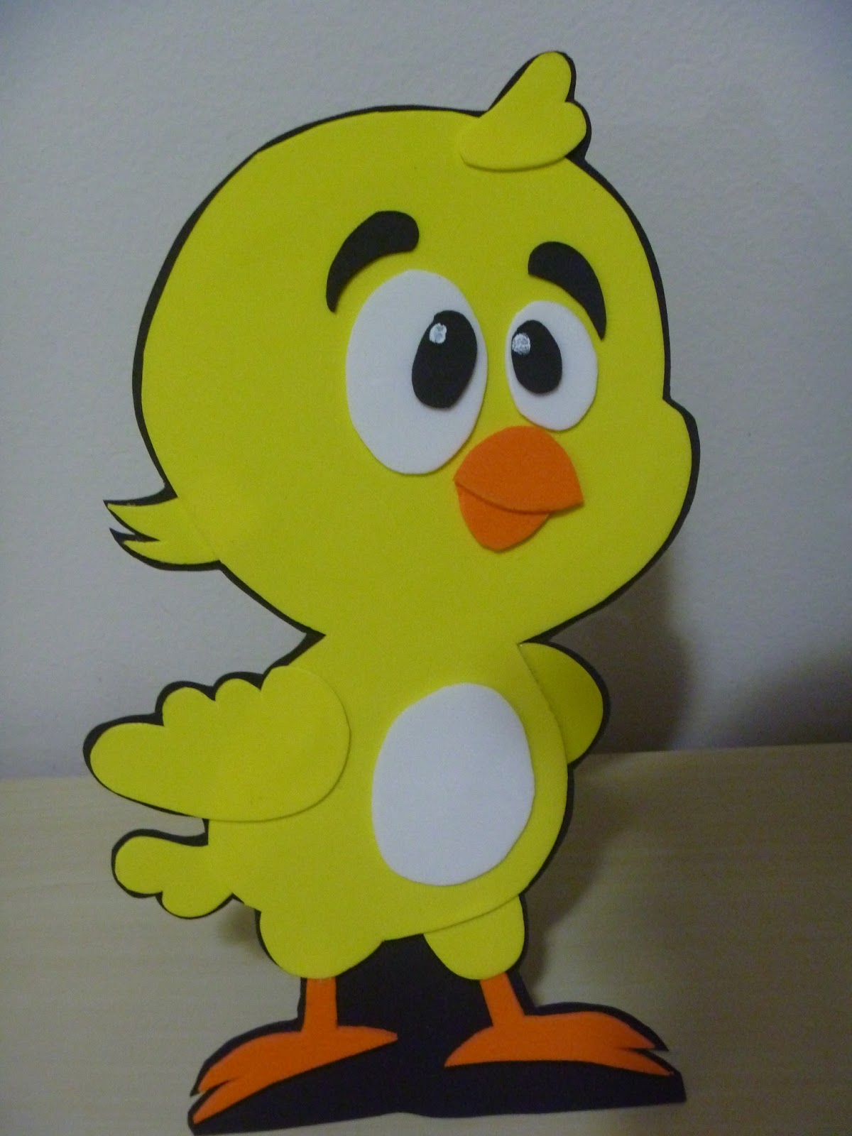 Pintinho amarelinho em eva | Global Artes