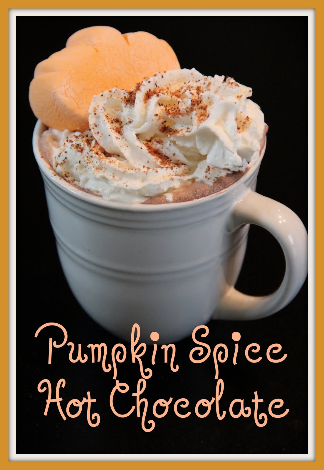 Blue Skies Ahead: Pumpkin Spice Hot Chocolate