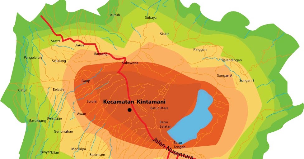 Ke Tempat Wisata Yuuuk !!!: Peta kintamani