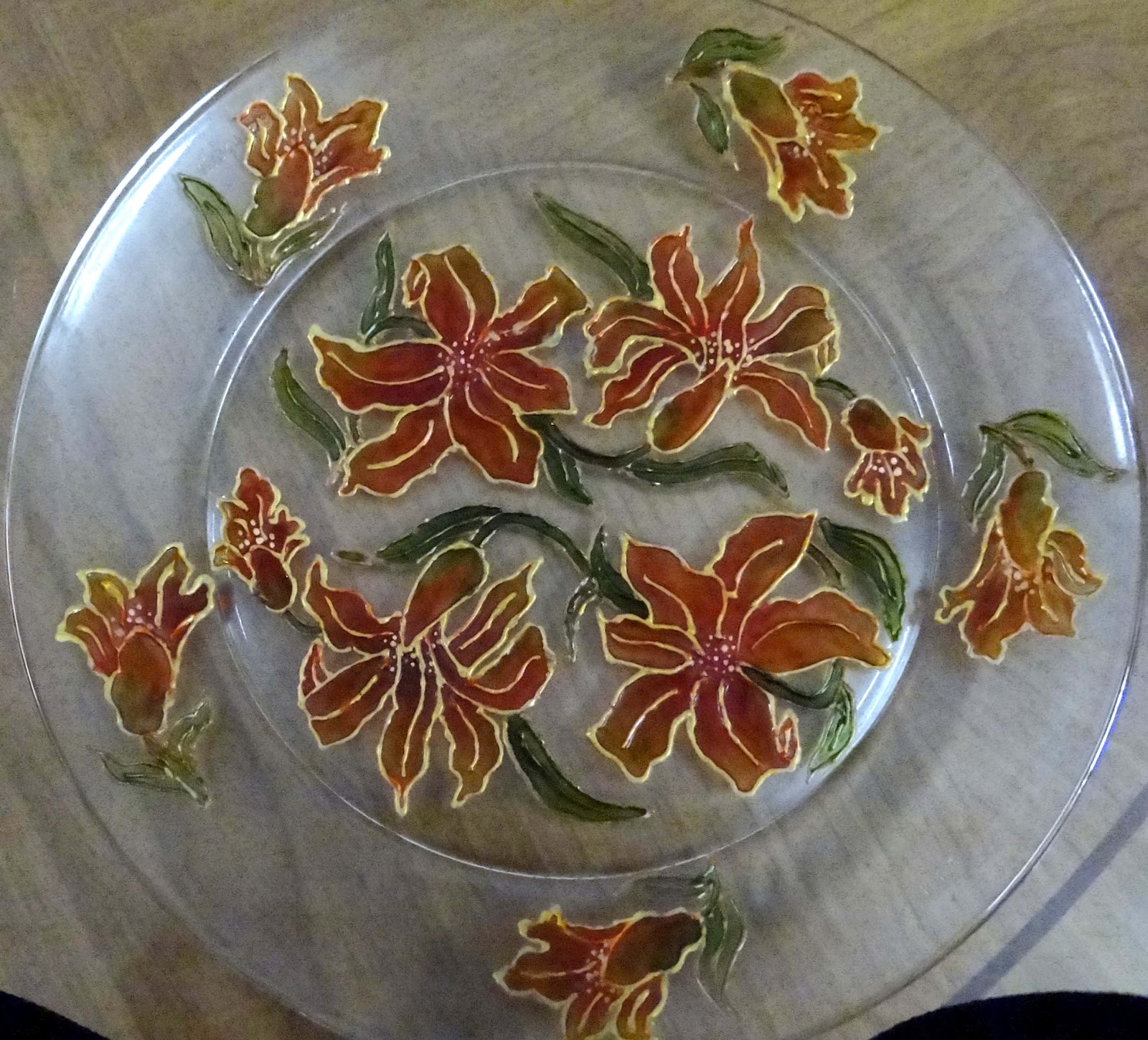 Art Musings: 3. Glass Painting : the fun paints