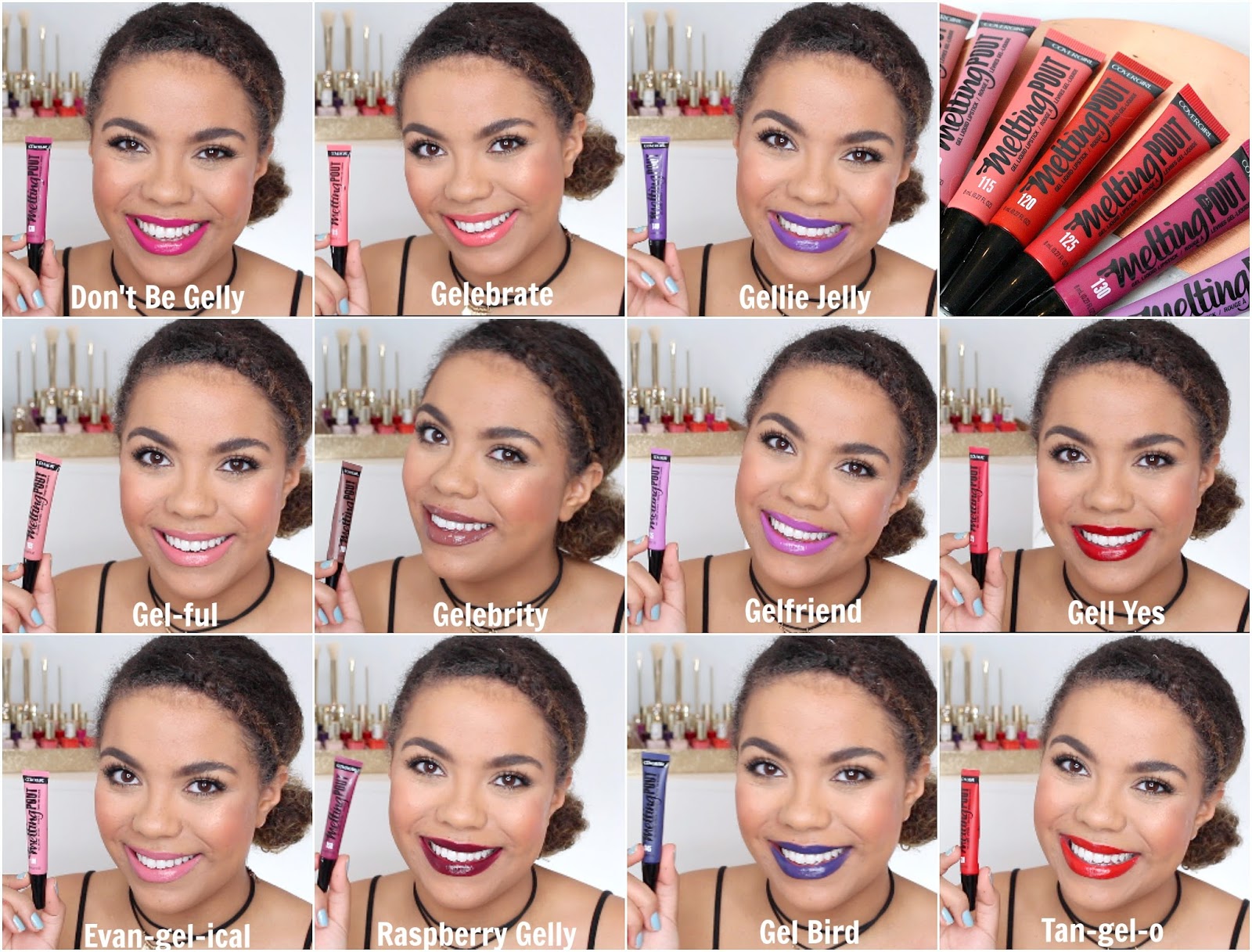 Samantha Jane: Covergirl Melting Pout Swatches and Review