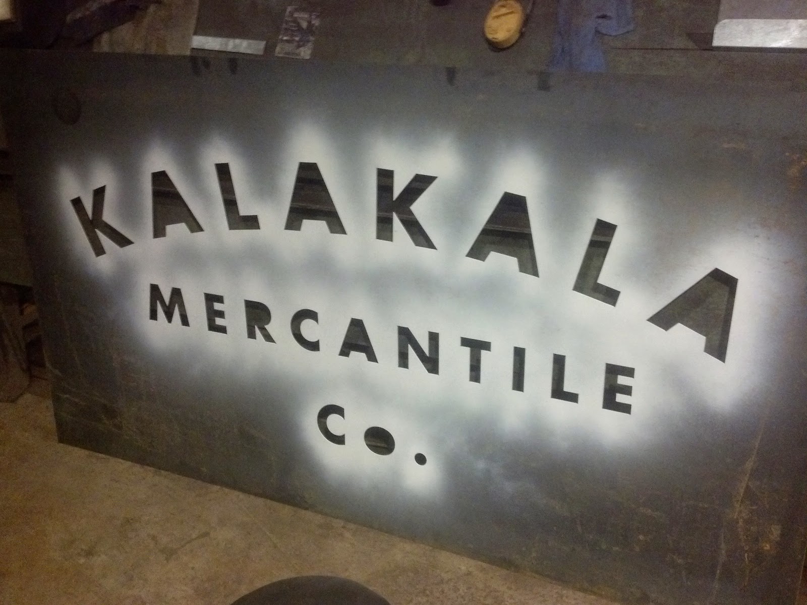 HEAVY METAL WORKS: KALAKALA ENTRY SIGNAGE