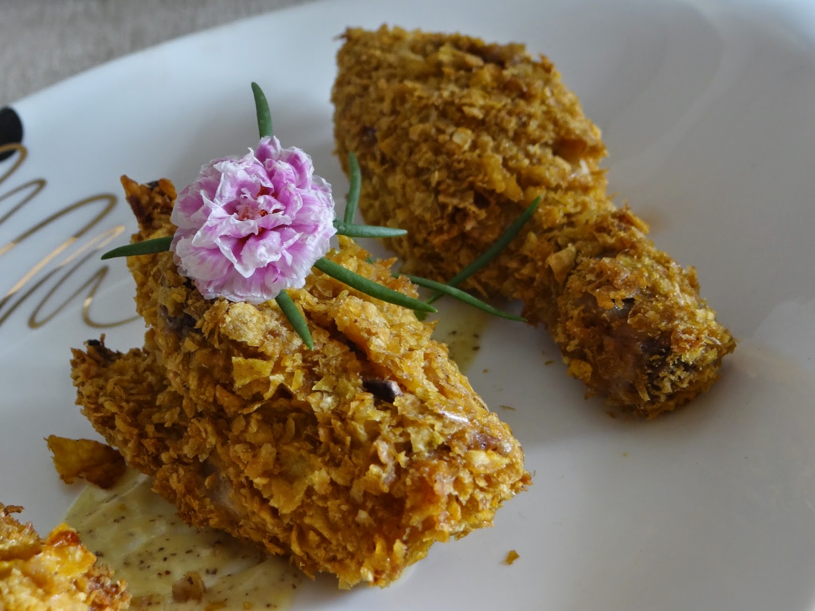 apigeonnapie: Baked Crusty Mustard Chicken