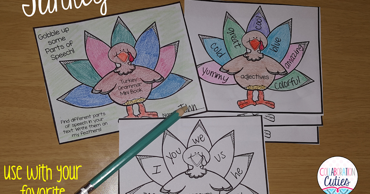 The Primary Peach: Gobble up this Grammar Freebie