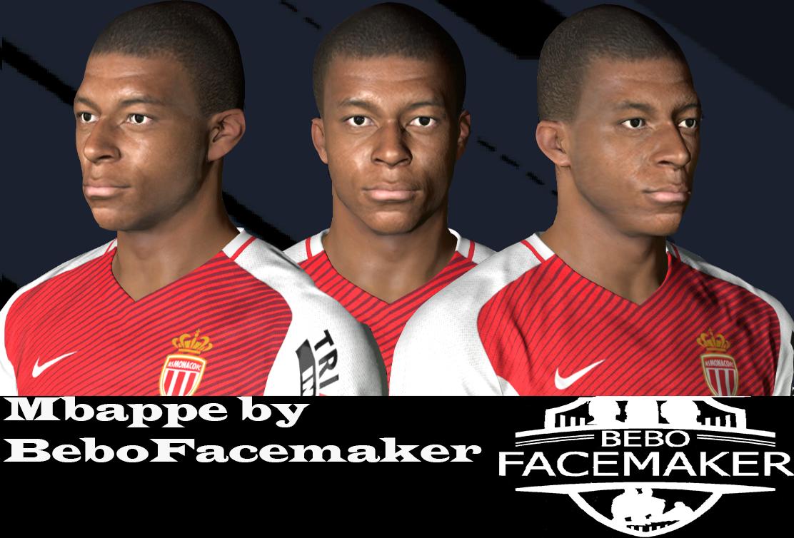 pes-modif: PES 2017 Kylian Mbappé Face by Bebo Facemaker