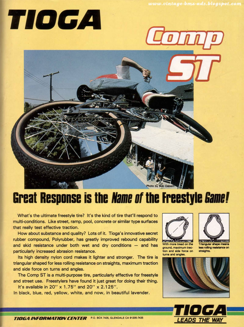Vintage BMX Ads: Tioga Comp ST