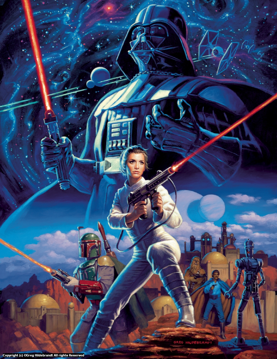 The Dork Review: Rob's Room: Star Wars by the Brothers Hildebrandt