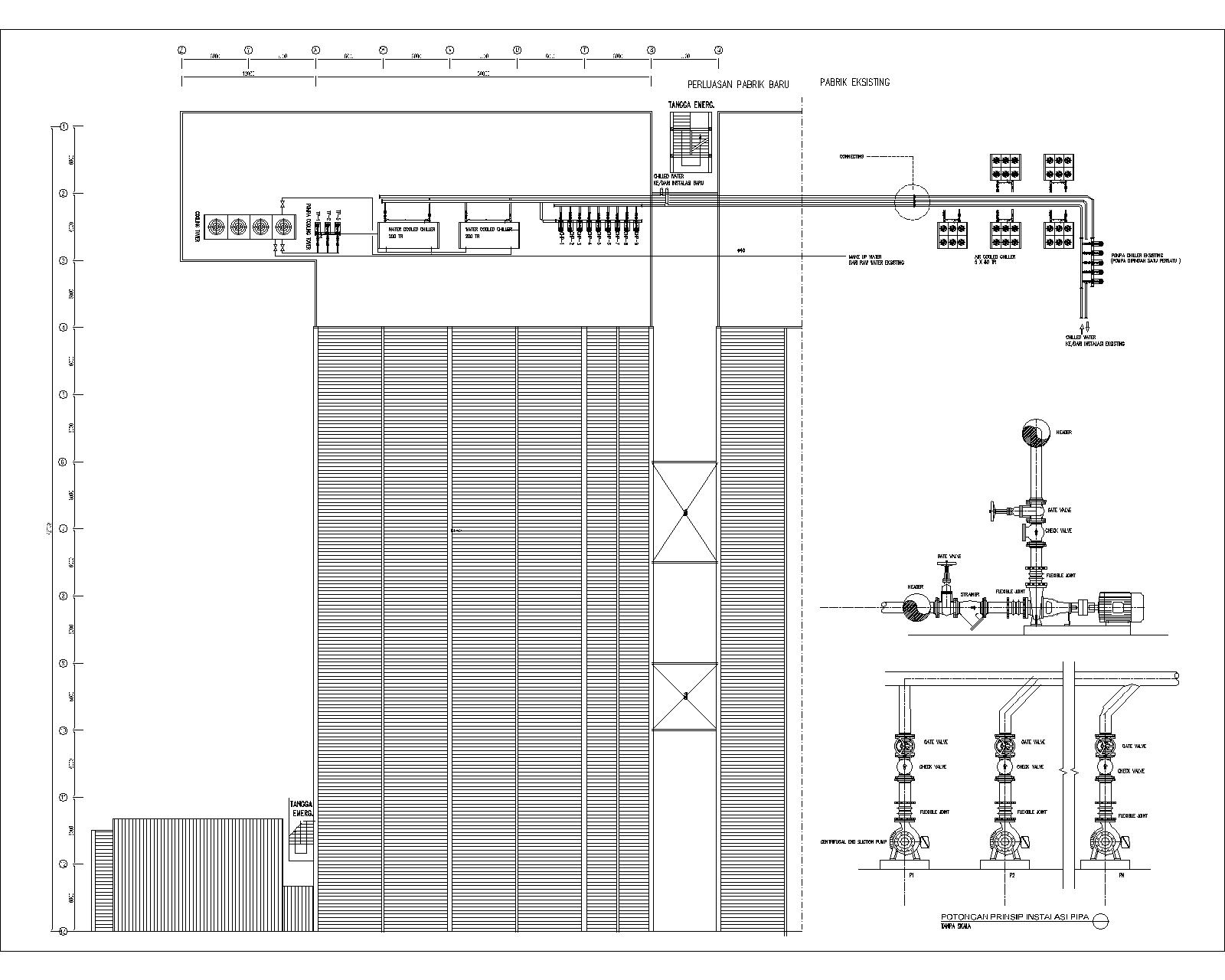 Building Utilities: Air Cooled & Water Coolled Chiller Plant
