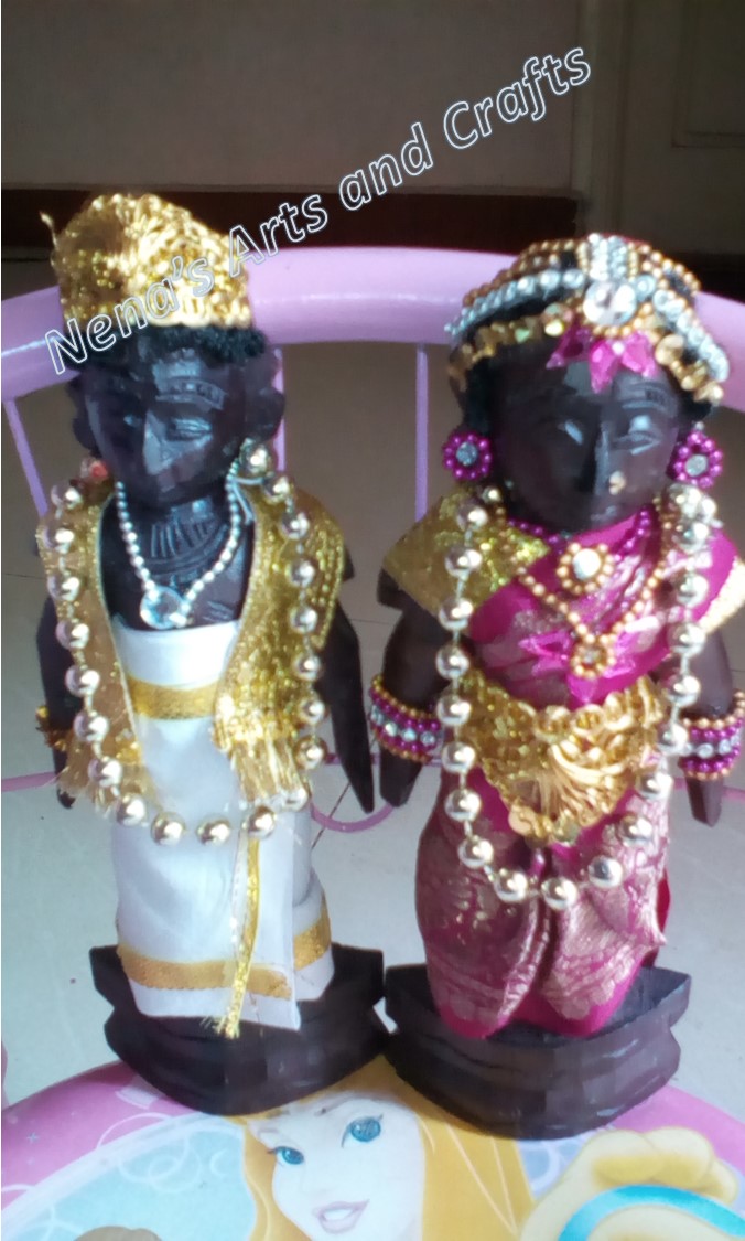 Nena's Arts and Crafts: Decorated Marapachi bommai