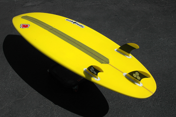 Oak Foils Custom Surfboards: Snap Thumb Tail for Wellsy