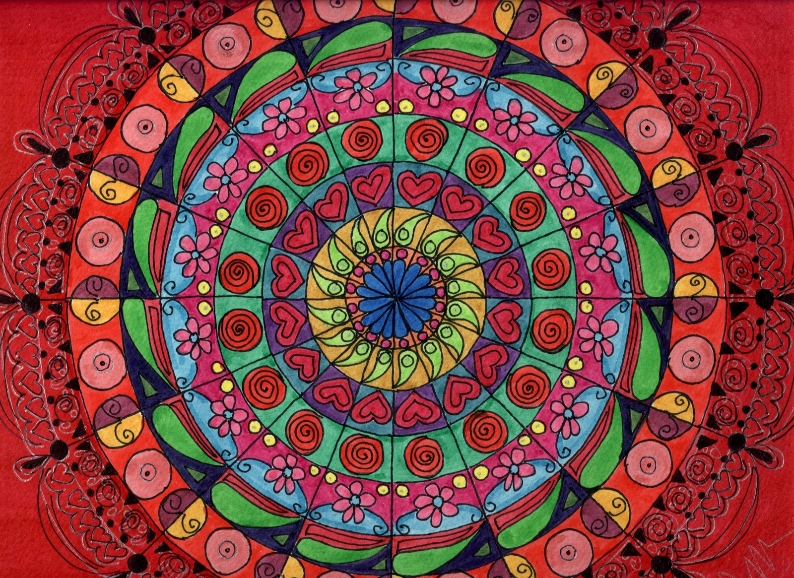 ADRIANA AZZOLINA PINTURAS: MANDALA THE SCRIPT