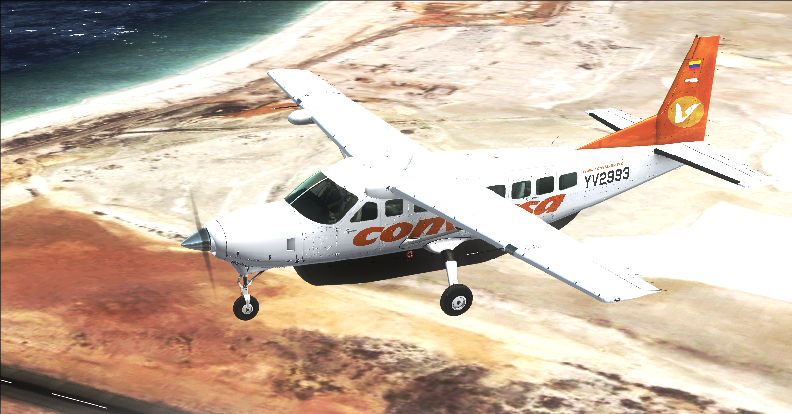 [FSX/P3D] Carenado Cessna 208 EX YV2993 Conviasa
