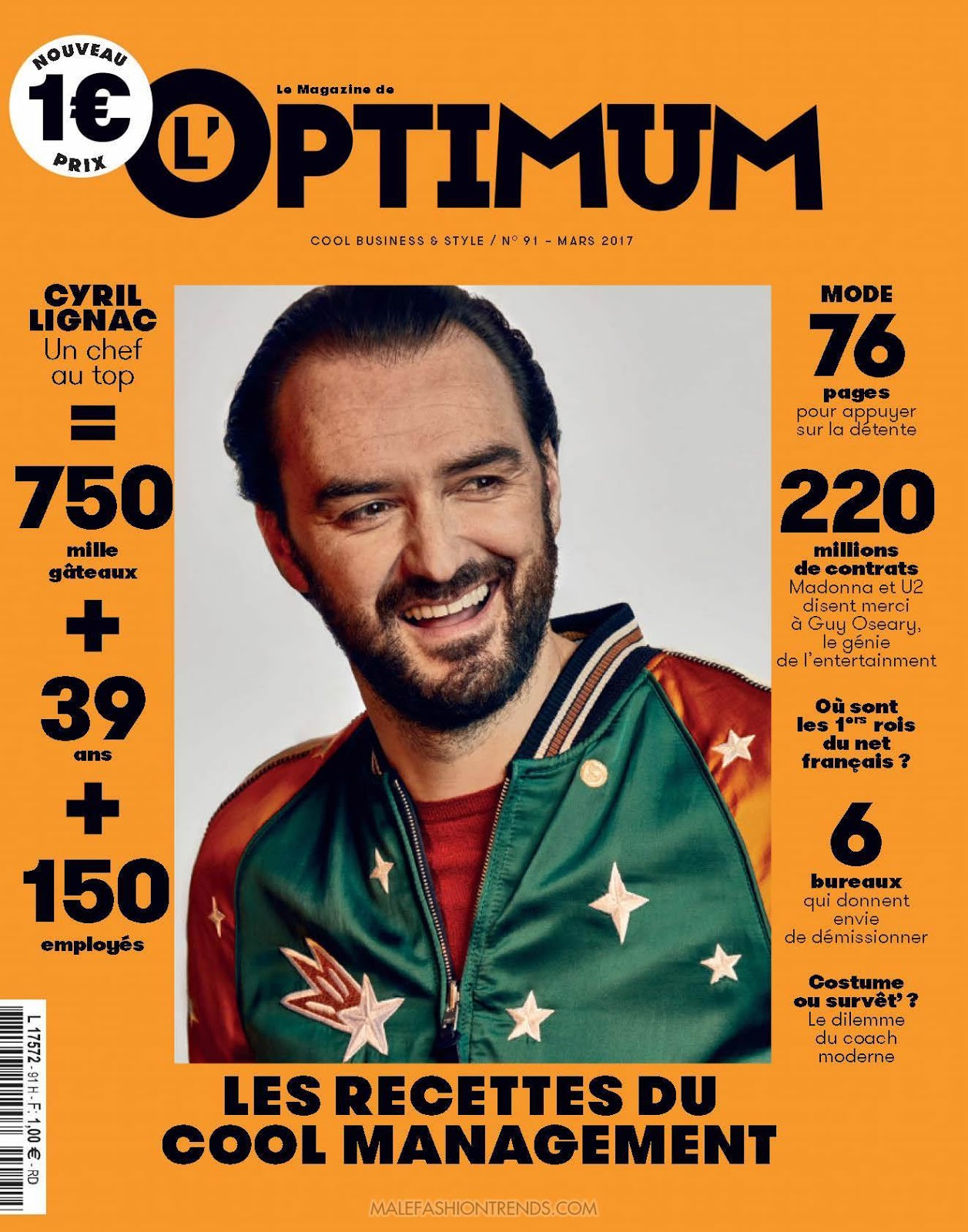 Cyril Lignac para L'Optimum Magazine por Raphaël Lugassy