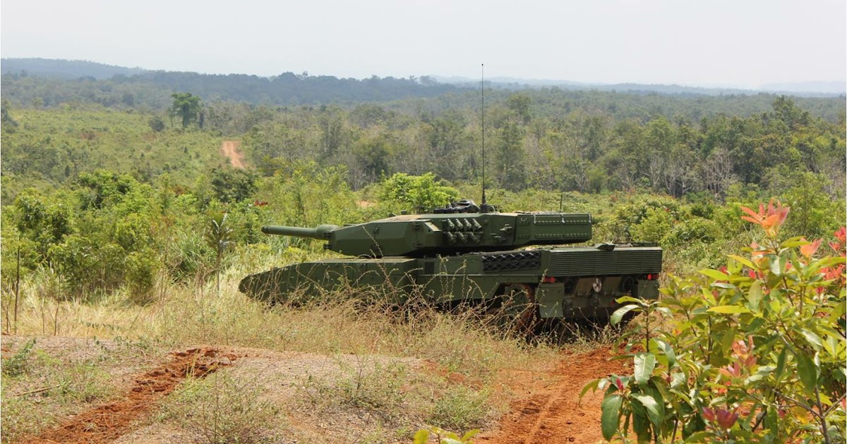 Keren,Uji coba Tank Leopard 2 RI TNI-AD di Natuna | Alutsista Terbaru ...