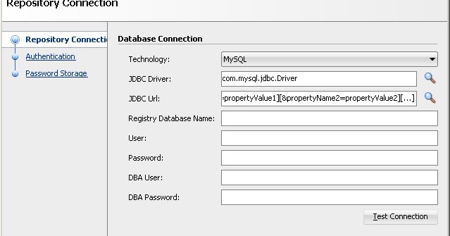 All about BI & Data Integration: ODI 12c - creating MySQL master repository