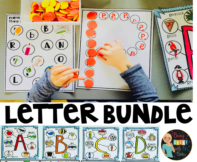 Being Great with Mrs. Bates: Learning Letters Hands-On