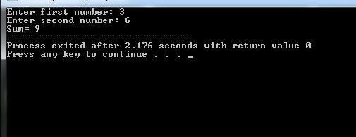 C Program To Add Two Numbers Using Pointer 1442