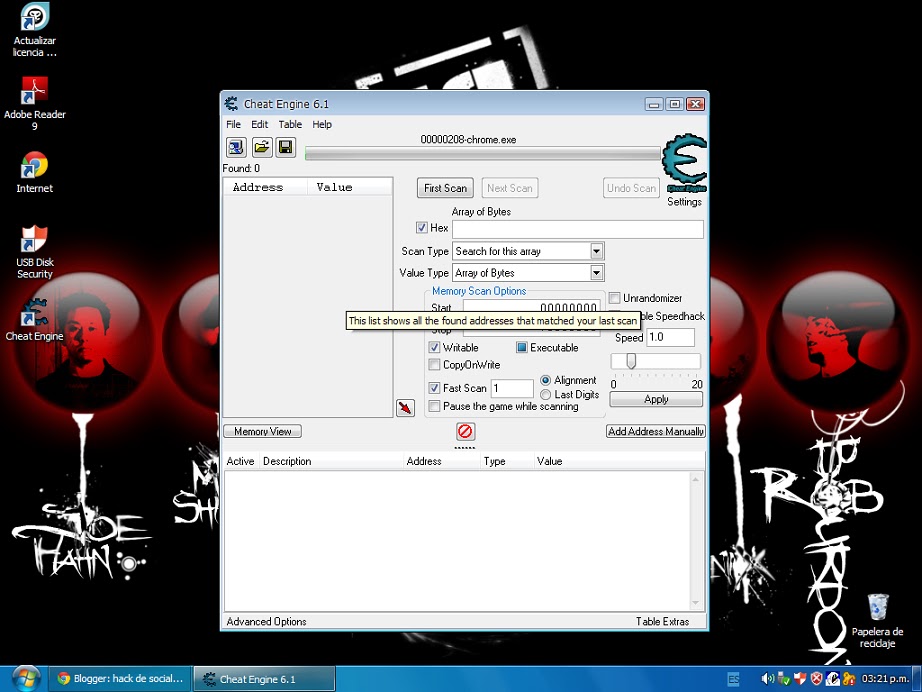 CHEAT ENGINE 6.1 - Biblioteca virtual