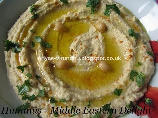 Priya's Virundhu: Hummus Recipe – Middle Eastern Delight/How to make ...